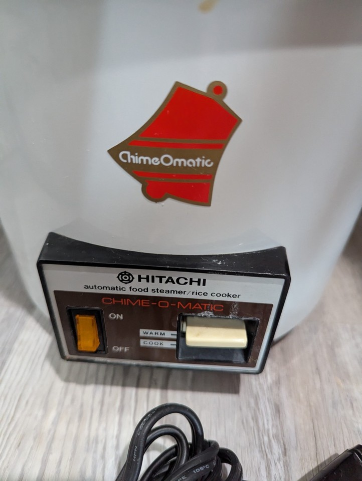 HITACHI RD-6103 Chime-O-Matic 10 Cup Electric Food Steamer/Rice Cooker ...