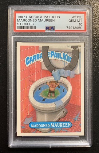 1987 Garbage Pail Kids OS9 Marooned Maureen 373b PSA 10 GEM MINT-RARE ...