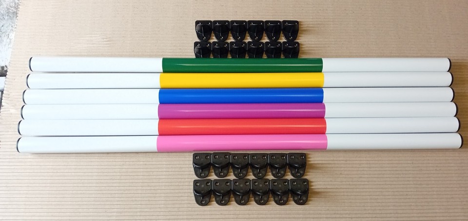 6 Hobby Horse Jump Poles & 24 Jump Cups Pole Holder DIY If Making Jumps ...