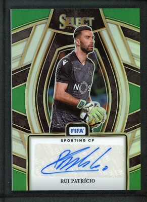 2023-24 RUI PATRICIO AUTO PANINI SELECT FIFA SILVER GREEN AUTOGRAPHS | eBay