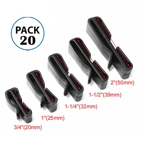 20X 3/4"~2"Quick-Slip Clip Keeper Buckles Molle Tactical Backpack ...