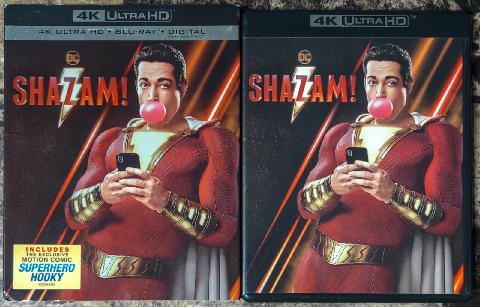 Shazam! (4K Ultra HD + Blu-ray + Digital Copy, 2019, 2-Disc Set w ...