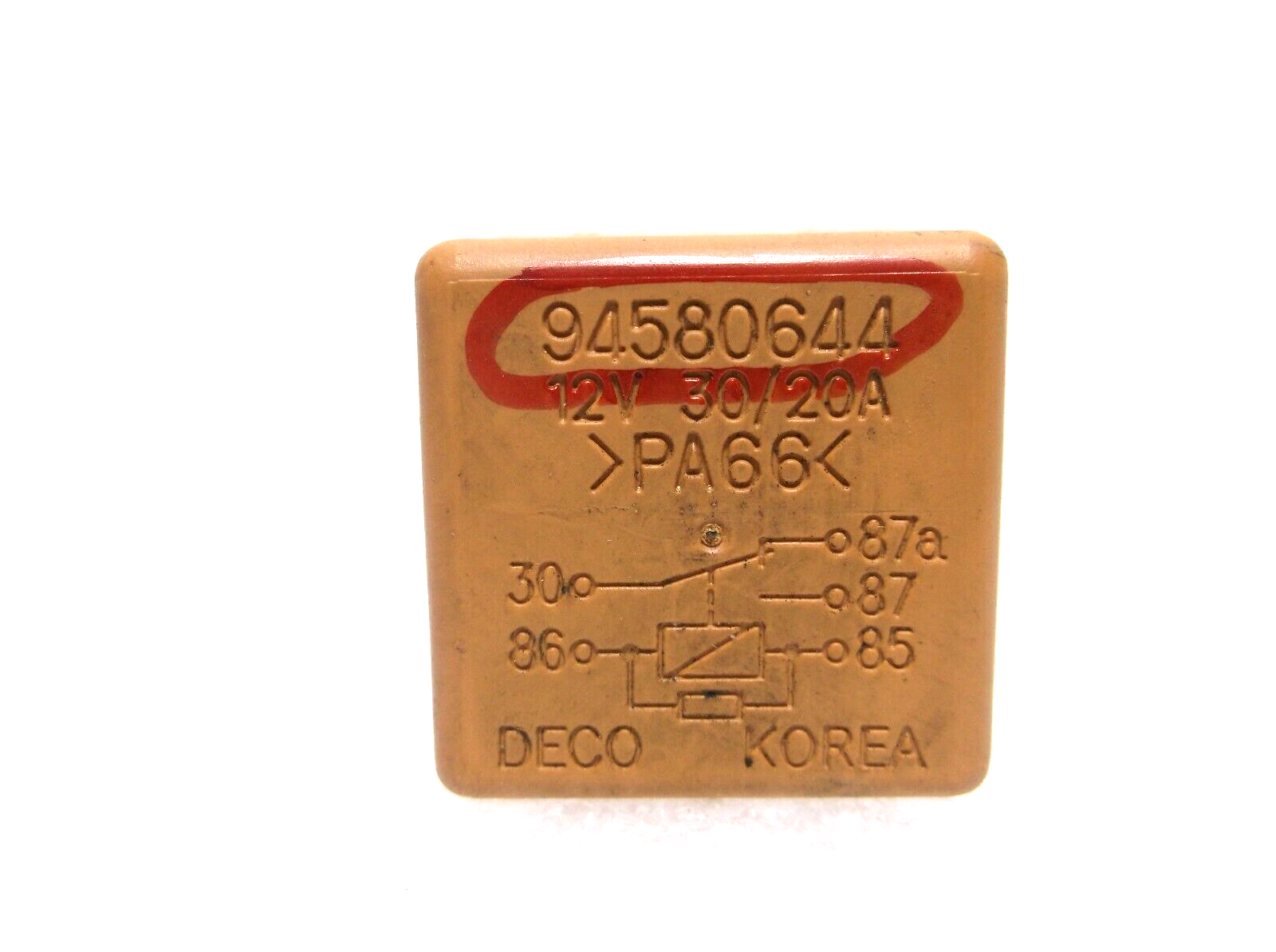 CHEVROLET/ SATURN/ DECO/ FUEL PUMP/ 5 PRONG RELAY/ PART# 94580644 | eBay