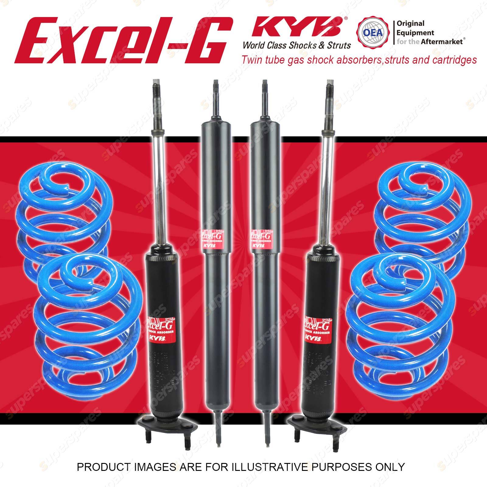 4x KYB EXCEL-G Shocks + Super Low Coil Springs for FORD Falcon XR XT XW ...