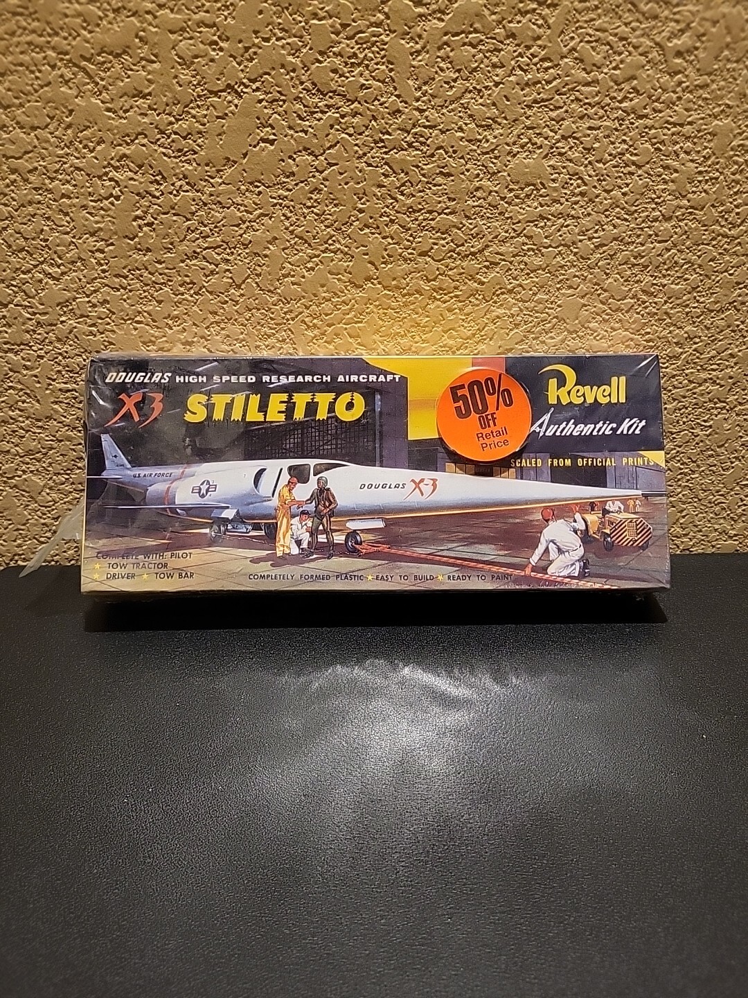 1/63 Scale Revell, Douglas X3 Stiletto Jet Model Kit #259-89 | eBay