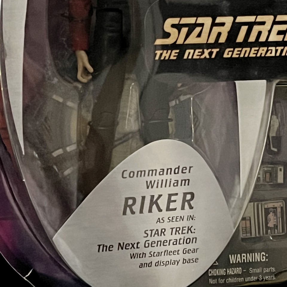 RIKER • COA FRAKES AUTOGRAPH • STAR TREK THE NEXT GENERATION DIAMOND ...