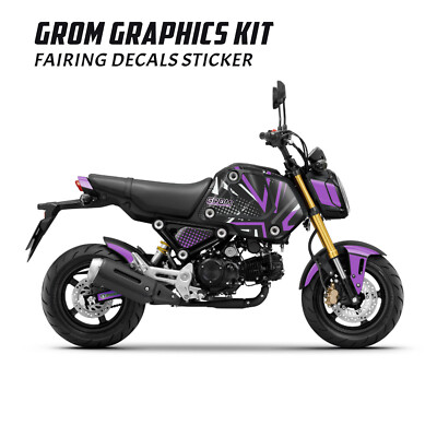 For Honda MSX 125 Grom 2021 2022 2023 Electric Purple Body Fairing Wrap ...