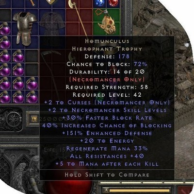 D2 D2R Diablo 2 Resurrected (PC)💥 NL 💥 Homunculus Hierophant Trophy ...