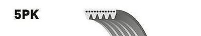 GATES MICRO-V MULTI-RIBBED BELT 5PK1765 Replaces 0159974892,A0159974892 ...