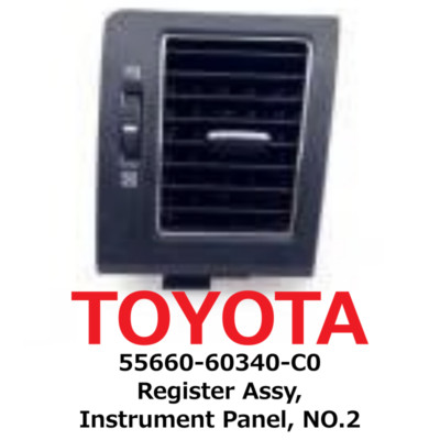 【NEW】Toyota Genuine Land Cruiser Register Assy, Instrument Panel 55660 ...