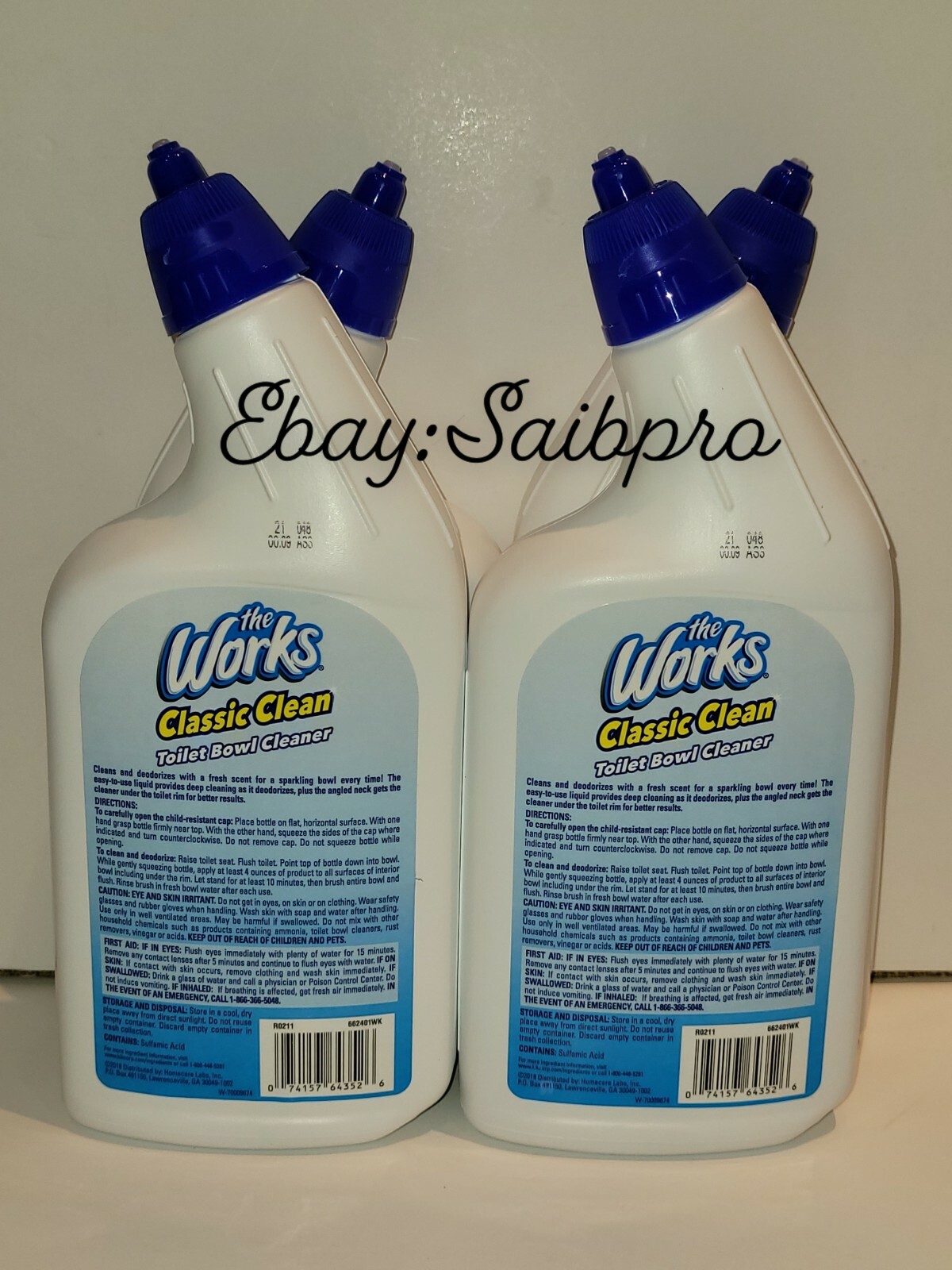 4 Packs The Works Toilet Bowl Cleaner 24oz each FAST SHIPPING | eBay