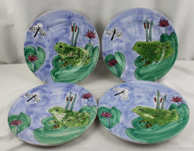 Mesa International Hungary Set 4 Frog Plates 8 3/4Terracotta B | eBay