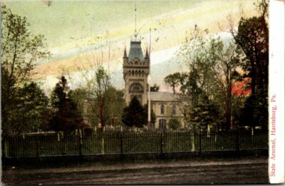 Postcard State Arsenal Harrisburg PA 1908 Undivided Back | eBay