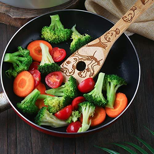 Beauty And The Beast Burned Wooden Spoons Cooking serving Utensils Set ...