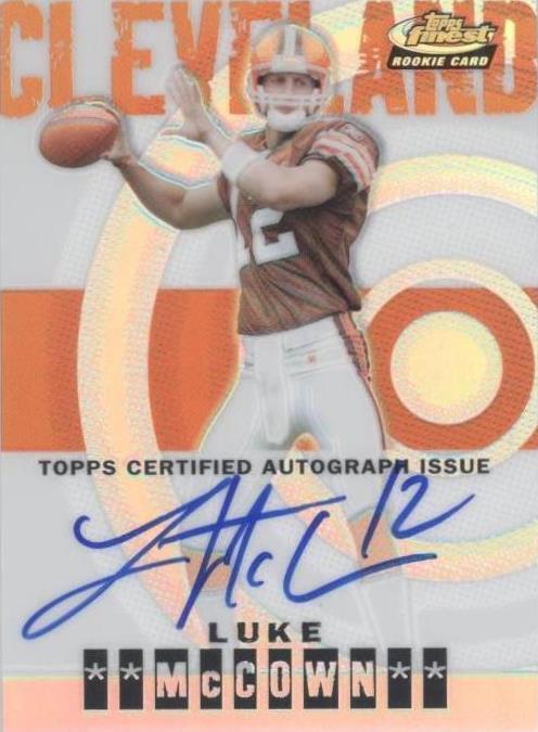 2004 Topps Finest - Luke McCown #127 Refractor /199 (AU, RC) for sale ...