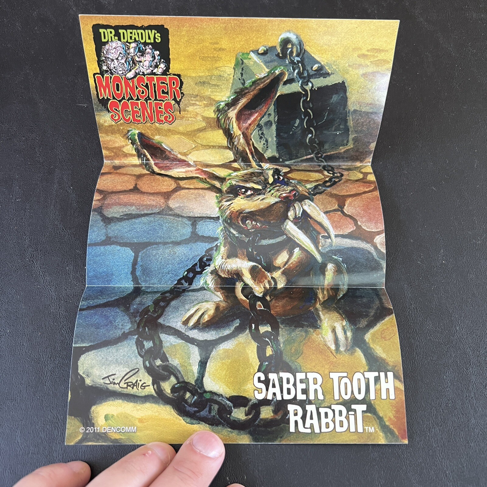 Dr Deadly's Monster Line - Saber Tooth Rabbit Model - Rare Collectible ...