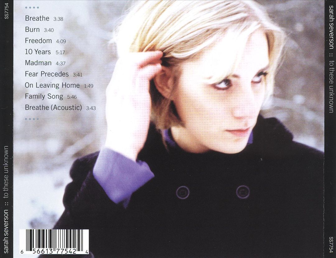 SARAH SEVERSON - TO THESE UNKNOWN NEW CD 656613775424 | eBay