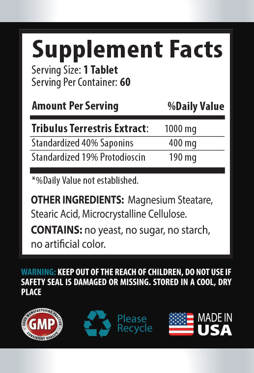 Bulgarian Tribulus Terrestris 1000mg - Weight Gainer - 2 Bottles 120 ...