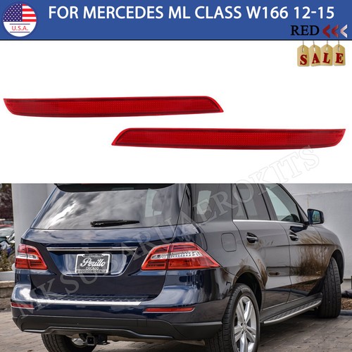 Rear Bumper Reflector For 2012-15 Mercedes-Benz W166 ML350 ML400 ML550 ...