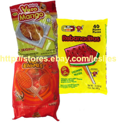 3x Vero Mango, Vero Elote and Candy Pop Watermelon Rebanaditas 120 ...