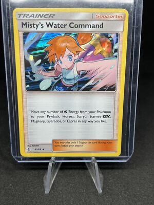 Misty's Water Command 63/68 Hidden Fates 2019 Holo Rare Pokemon TCG ...