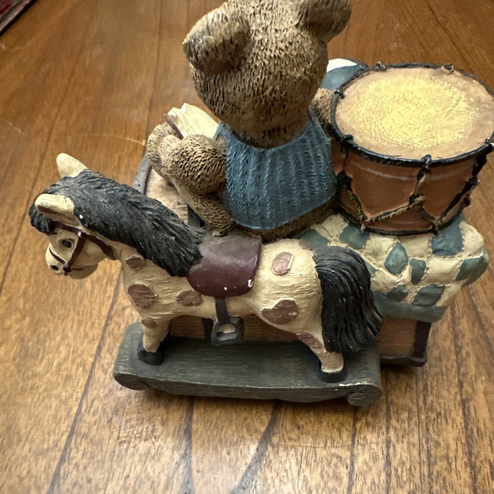 Figi Graphics Music Box Teddy Toy Chest - plays" Love Me Tender" 1995 ...