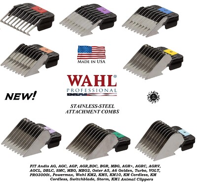 WAHL STAINLESS STEEL GUIDE ATTACHMENT COMB*FIT KM2 KM10 KM5 KM CORDLESS ...
