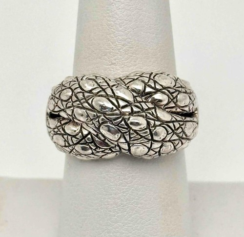 JAI by John Hardy Sterling Silver 925 & 14K Gold Bali Cable Dome Ring ...