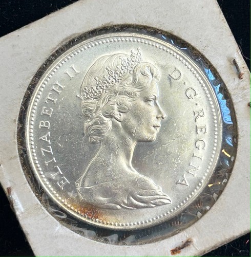 1966 Canadian Silver Dollar Elizabeth II D.G. Regina BU | eBay