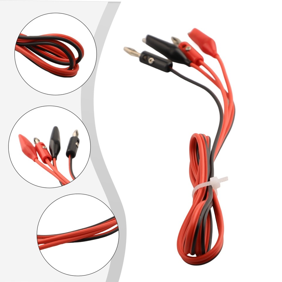 Innovative Design Silicone Power Cord with Reliable For Alligator Clips ...