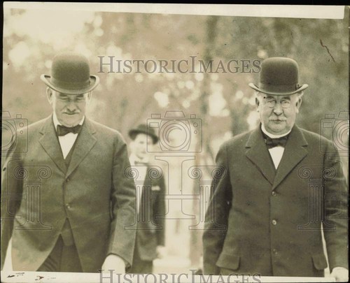 1913 Press Photo Judge Collin and Judge Chase at Sulzer Impeachment ...