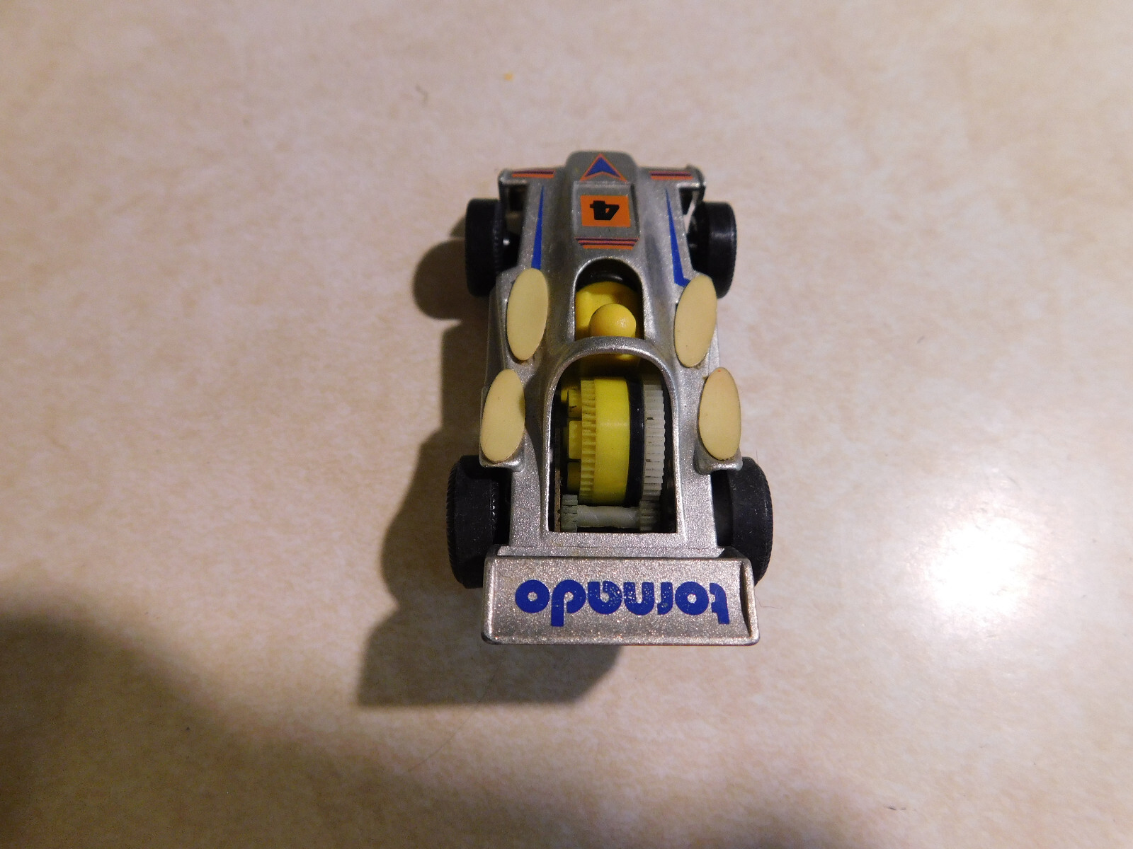 Vtg Darda Sports Car Series 10 Tornado #4 Pull Back W. Germany Silver 1 ...