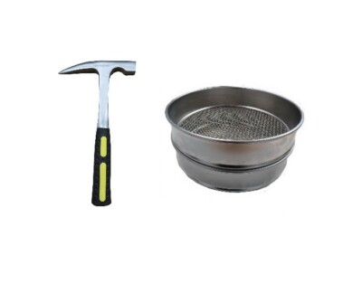 Fossicking and Prospecting Gold Sieve Combo Kit - Sieve and Geo Pick ...