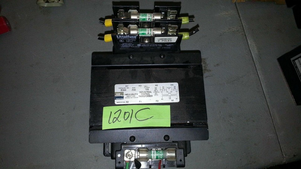 EGS HEVI DUTY E500 0.5 KVA TRANSFORMER | eBay