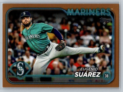 Baseball Card | #231 Eugenio Suarez Gold 2024 Topps Series Seattle ...