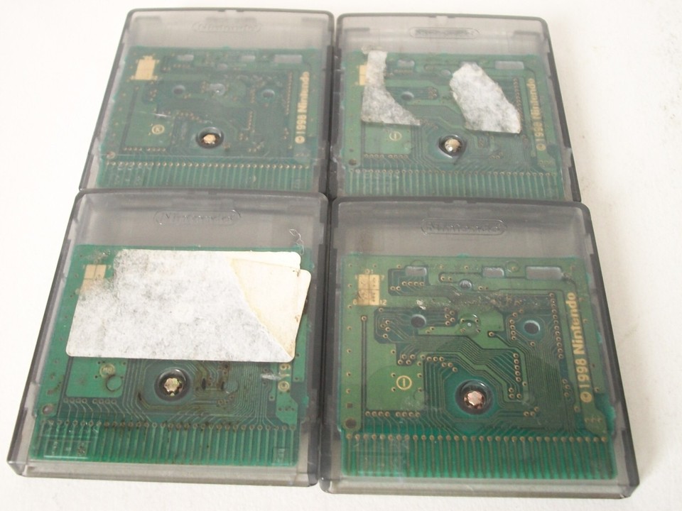DEFECTIVE Nintendo Game Boy Color Lot PARTS Batman Indiana Jones ...