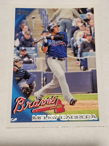 2010 Topps Melky Cabrera #342 Atlanta Braves Baseball Card | eBay