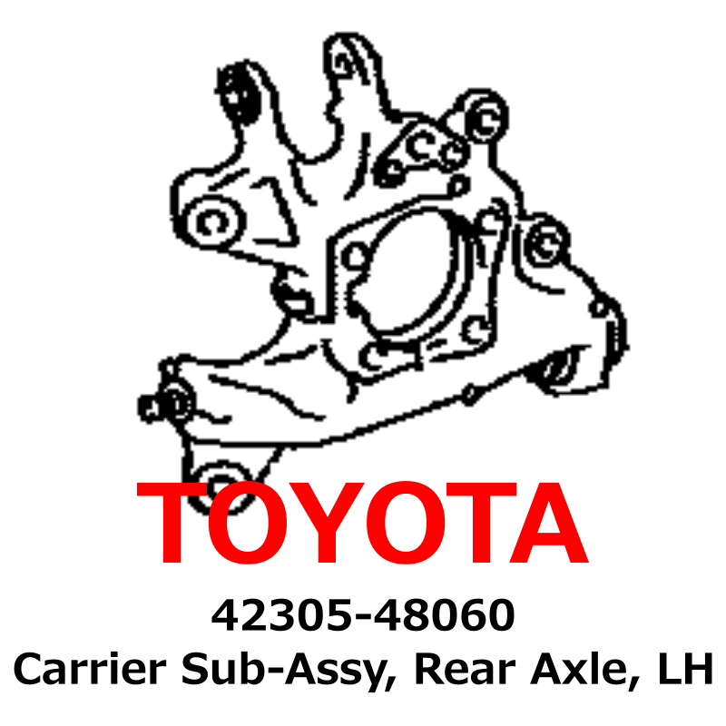 【NEW】Toyota Genuine 2010-2015 Lexus RX350 RX450h Carrier Sub-Assy, Rear ...