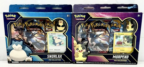 Pokémon TCG: Snorlax/Morpeko Pin Collection - Set of 2 New | eBay