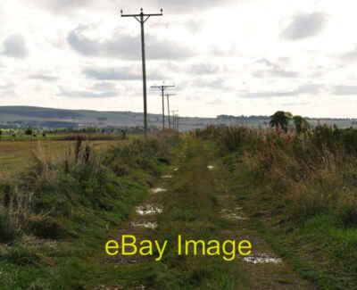 Photo 6x4 Overgrowing farm track Daviot On Saphock Farm. c2008 | eBay UK