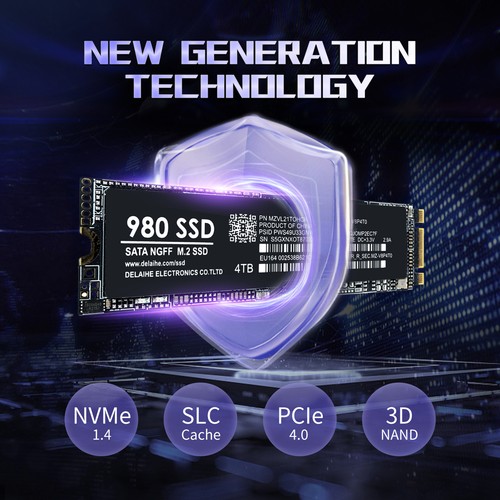 980 PCIe 4.0 NVMe M.2 SSD - High Speed & Intelligent Temp Control ...