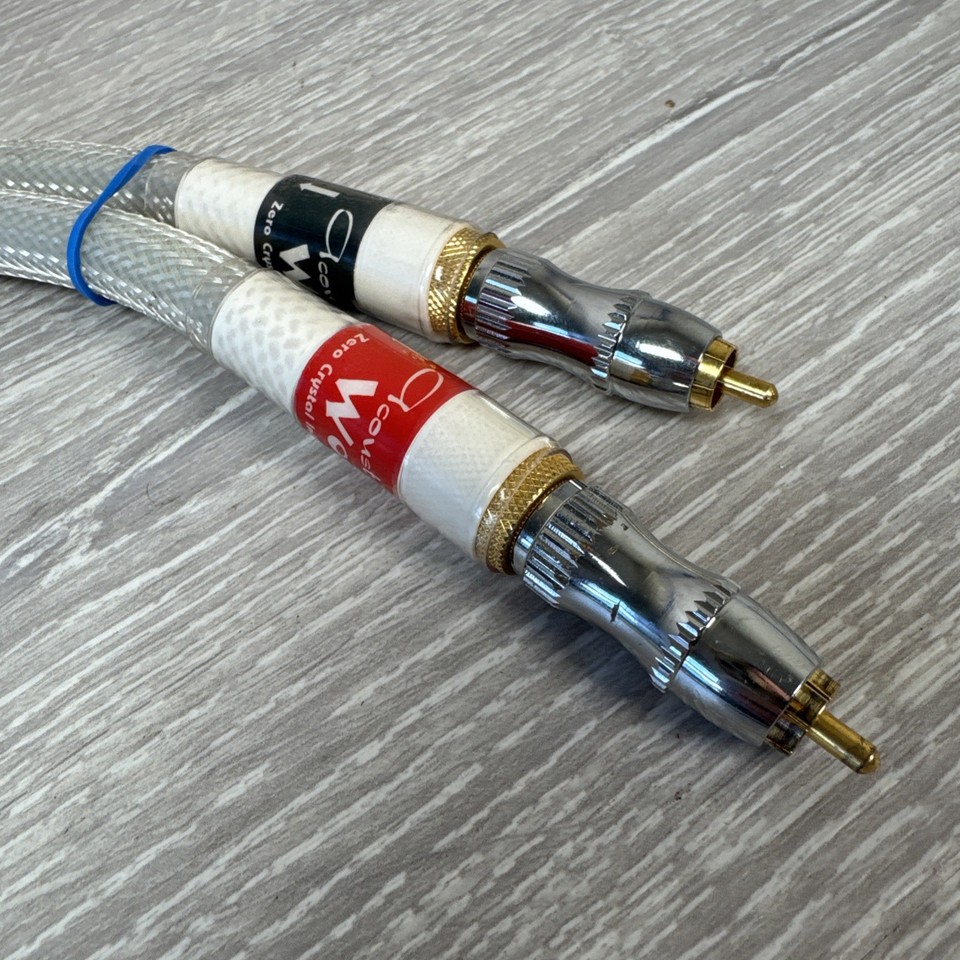 Pair Acoustic Zen Wow!! Zero Crystal Interconnect Cables 0.5 Meter Pair ...