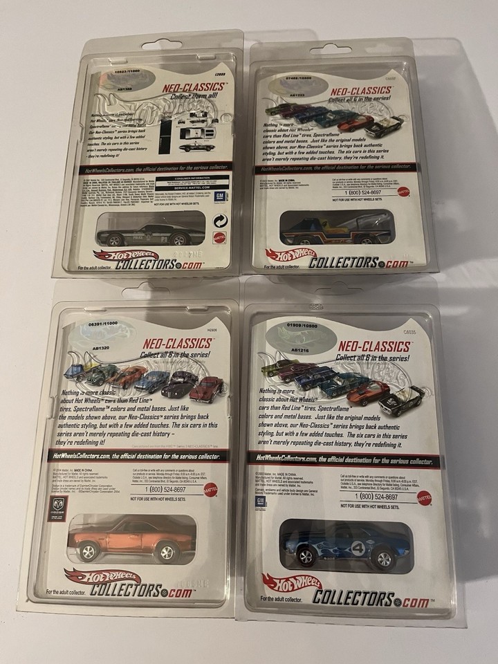 NEW***Hot Wheels Red Line Club RLC Neo Classics LOT OF 20-MATTEL TOY ...