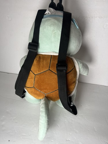 Pokemon Squirtle Plush Backpack With Zippered Pouch Official Pokémon | eBay