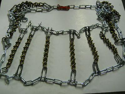 ACCO Cleated Snow Tire Chains P195/65R-15 P155/80R-16P205/55R-15 P185 ...