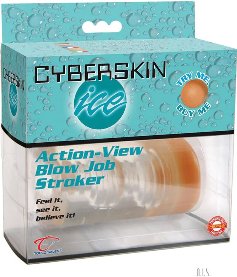 Ice Action Stroker Male Masturbator – Realistic Reusable Pocket Stroker ...