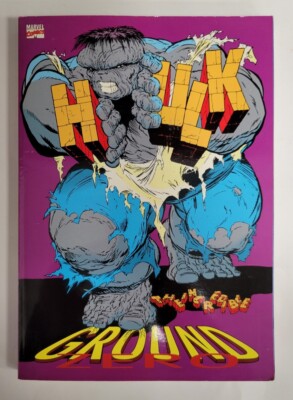 The Incredible Hulk - GROUND ZERO - 1991 - 1st Edition - Graphic Novel ...