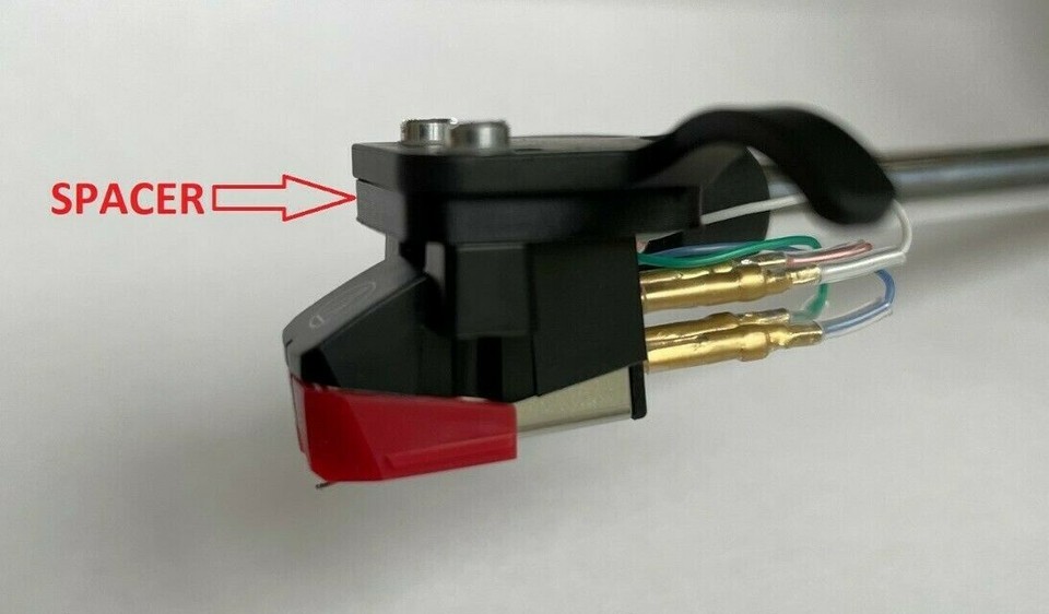 3D Printed 1/2" Standard Cartridge Headshell Spacers/Shims - Align ...