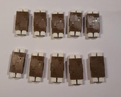 Optical Fiber Connector MU Duplex Adapter Coupling Vertical - 10pcs lot ...