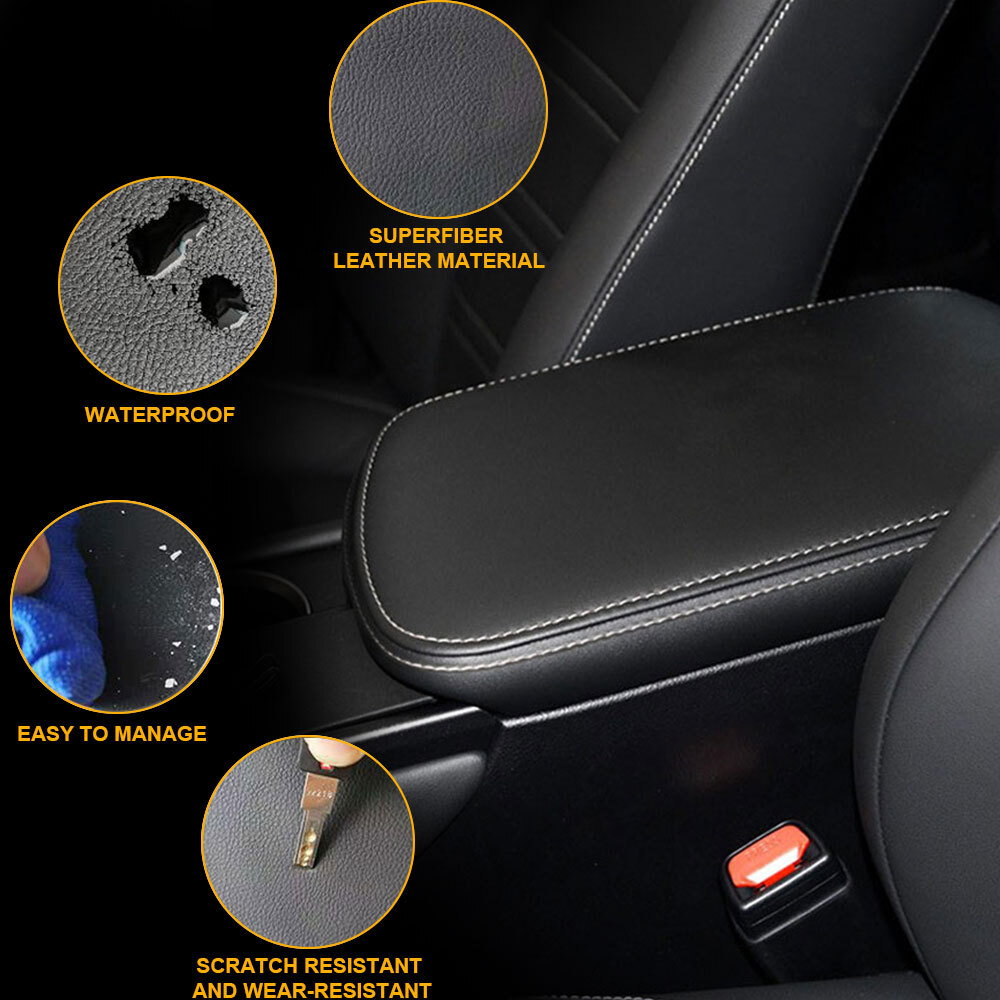 Center Console Armrest Cover PU Leather For Lexus NX200t NX300 NX300h ...